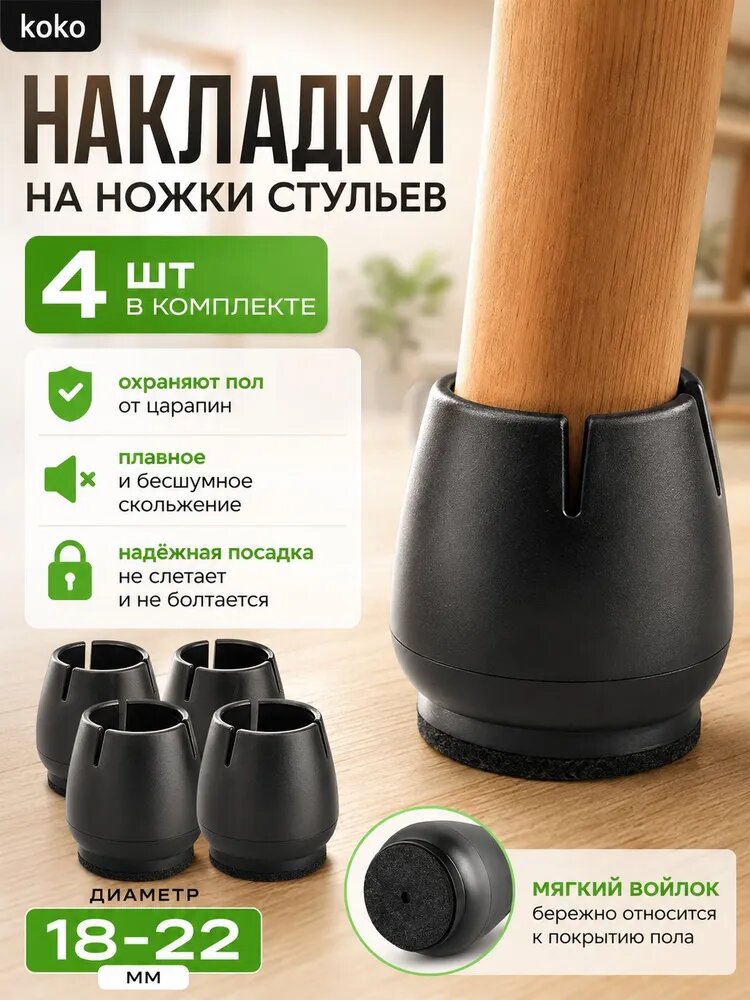 Ножка для мебели ,2.5см