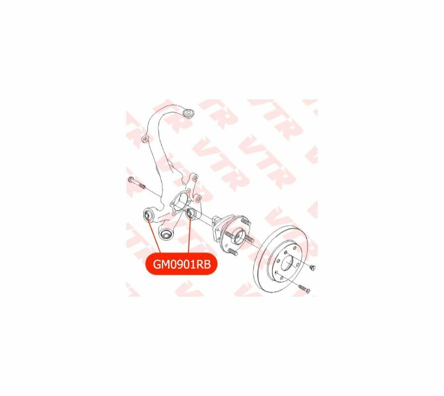 Сайлентблок VTR GM0901RB