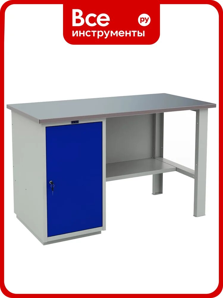 Верстак практик WT140. WD1/F1.000 S30399601246, Материал столешницы - мдф (24 мм), металл