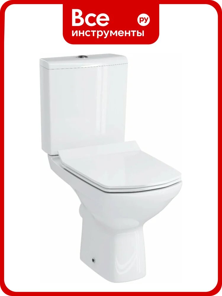 Унитаз-компакт Cersanit CARINA Clean On 011 3/5 DPL EO slim S-KO-CAR011-3/5-COn-S-DL-w
