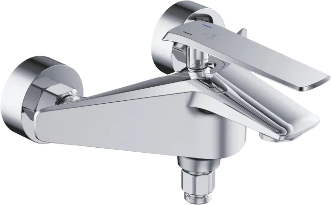 Смеситель для ванны с душем Rose R1302 хром, латунь, современный