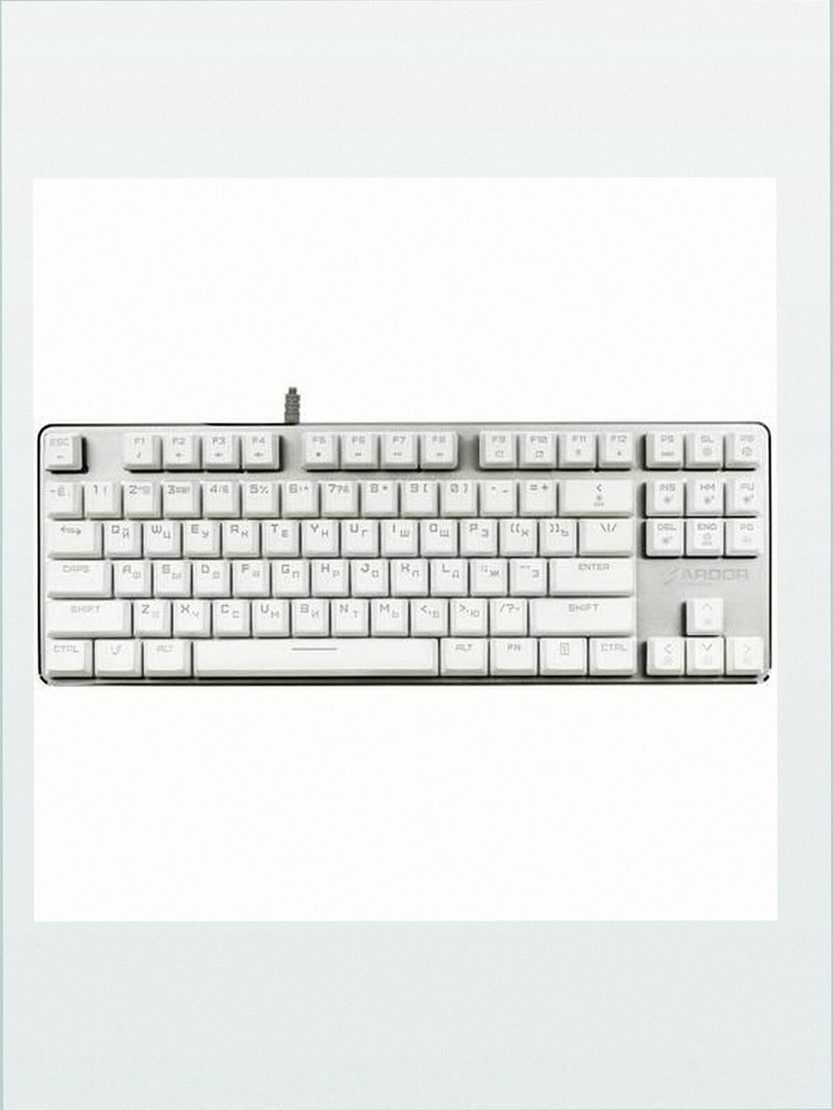 Клавиатура ARDOR GAMING механическая проводная USB Type-A белая перламутровая