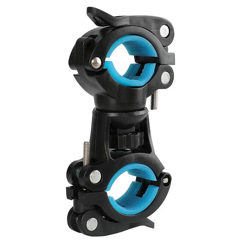 Держатель для велосипедной фары 360° Black with blue