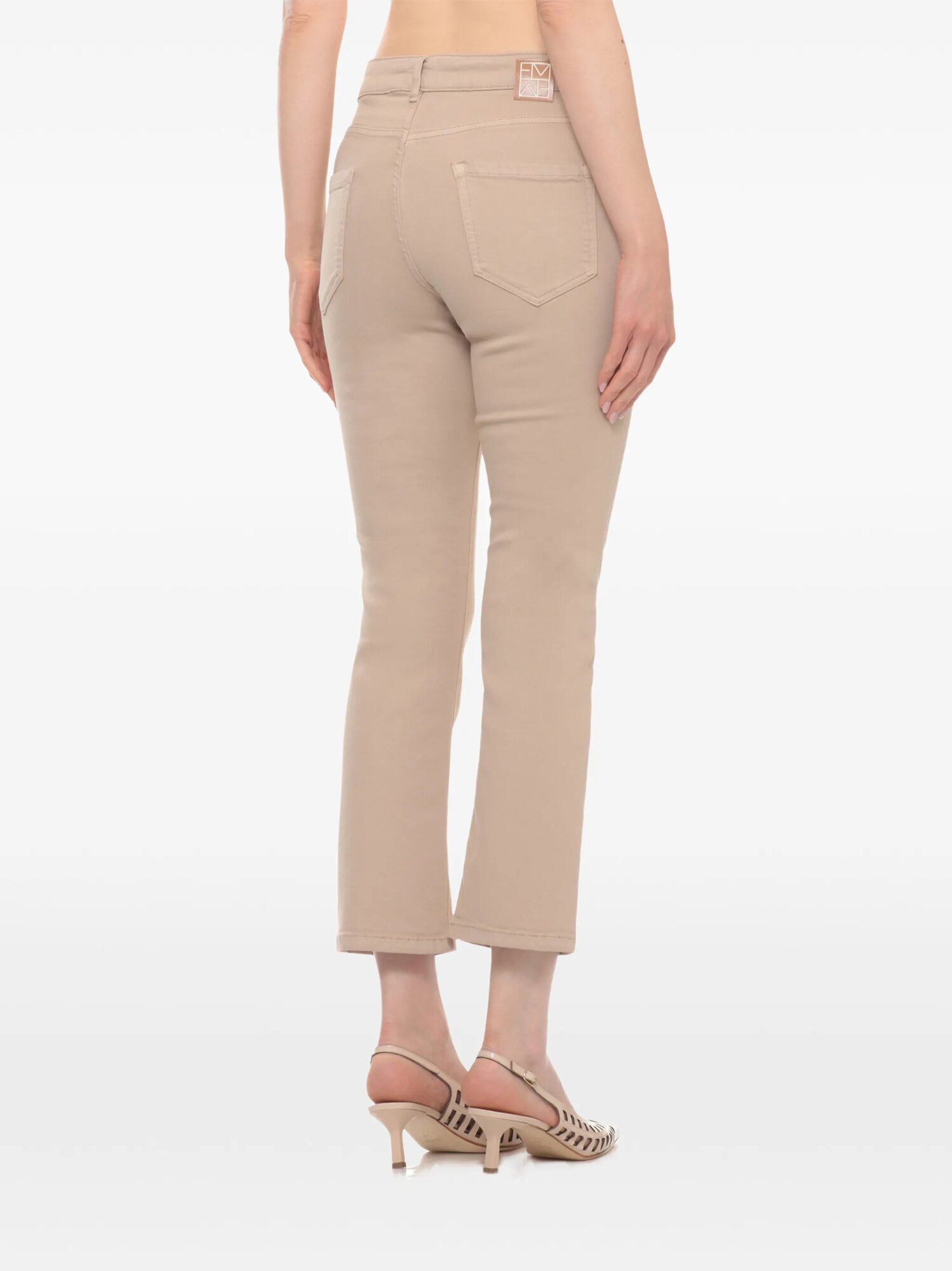 Брюки eMMe Logo-patch five-pocket trousers, размер 46 — фото 1