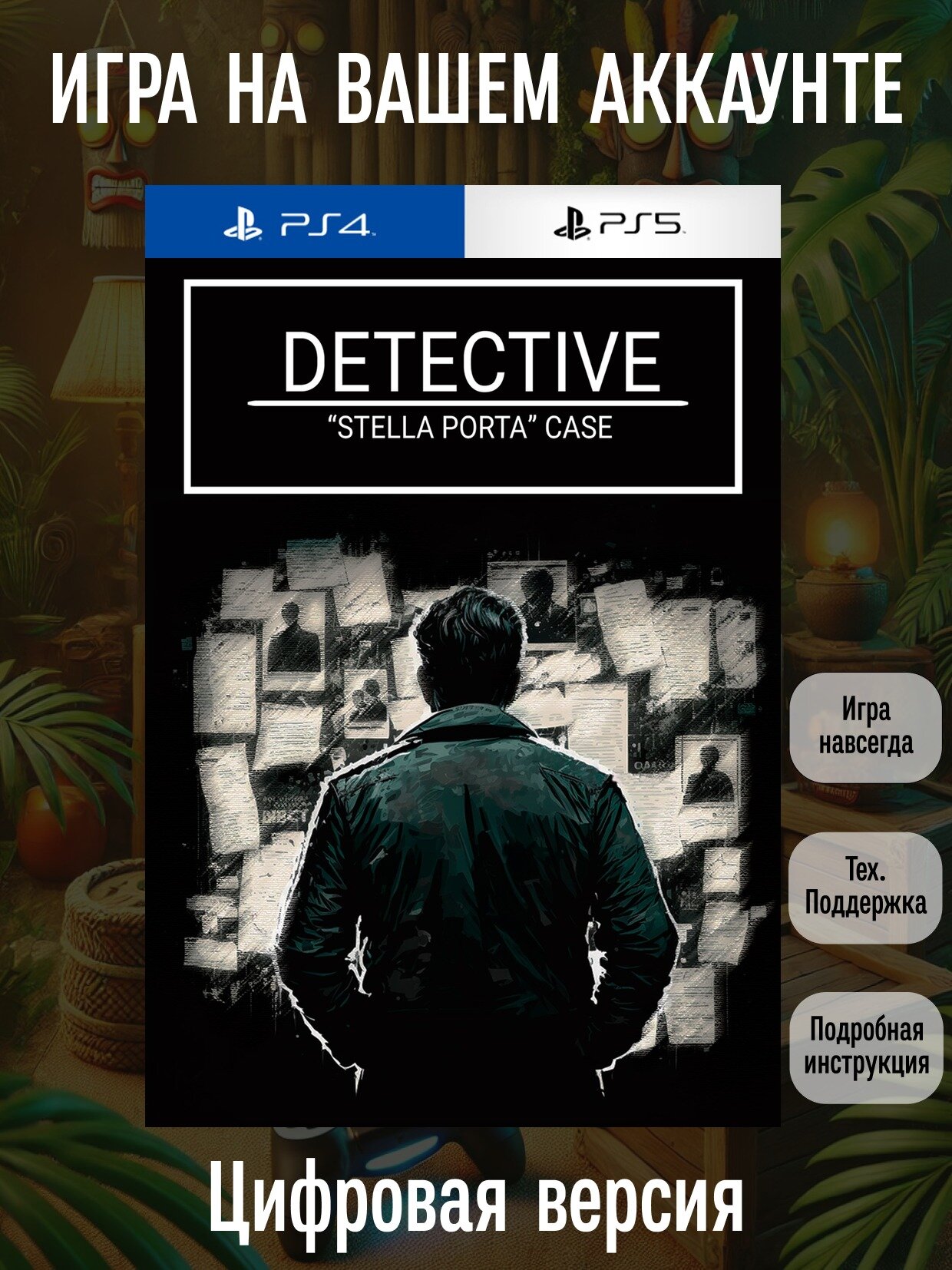 DETECTIVE - Stella Porta case | PlayStation 4/5 | английский язык | Приключения