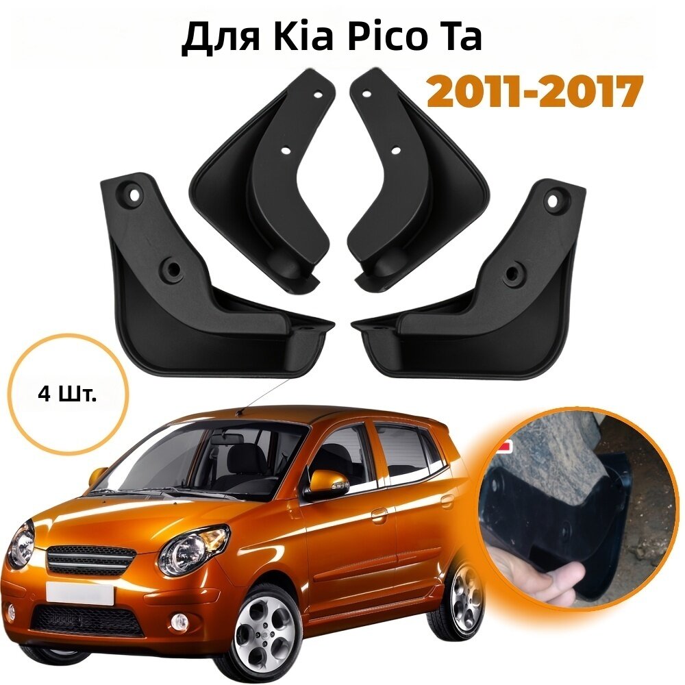 Комплект из 4 защитных пластин для крыльев 2011–2017 гг.