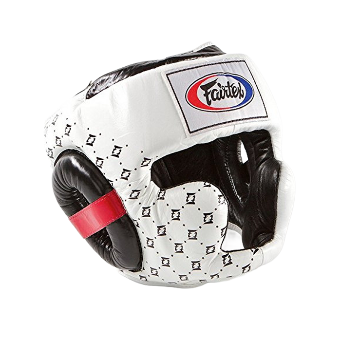 Боксерский шлем Fairtex Super Sparring HG10 White (L)