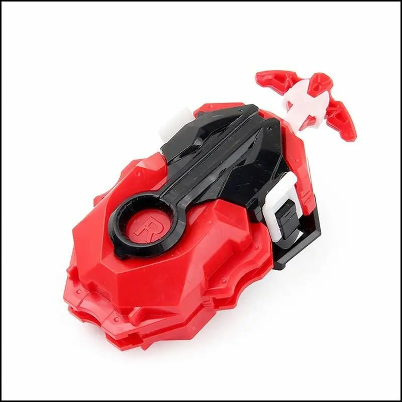 Индивидуальный запускной механизм B-184 Beyblade для уникальной игры со спиннинг-топами, Красное тело+Черный.