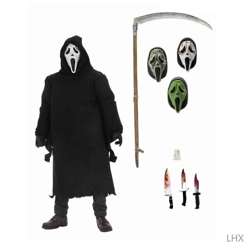 Крик Призрачное лицо (Scream Ghostface) Фигурки Ultimate, 15 см, ПВХ, Китай