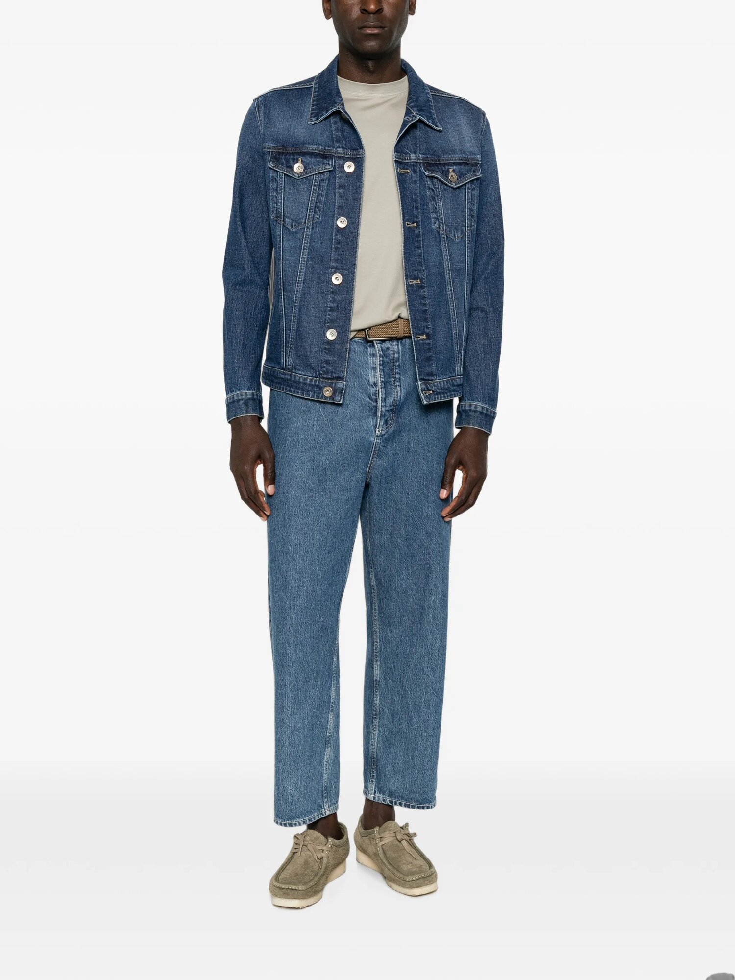 Куртка Eleventy Button-fastening denim jacket, размер 50 — фото 1