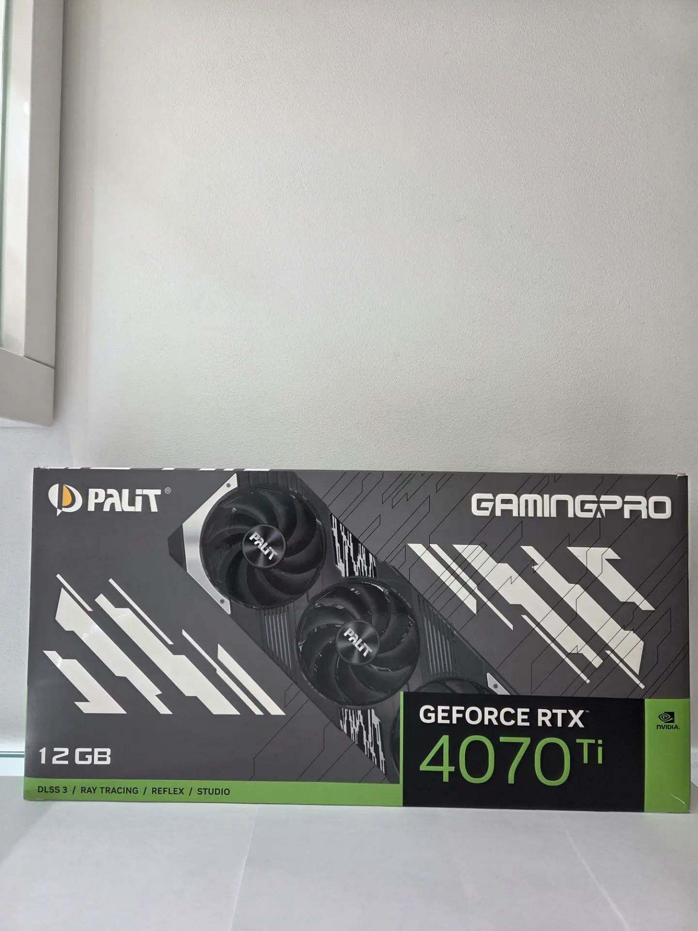 Видеокарта Palit "GeForce RTX 4070 Ti", 12ГБ GDDR6X, 1824 ядра — фото 1