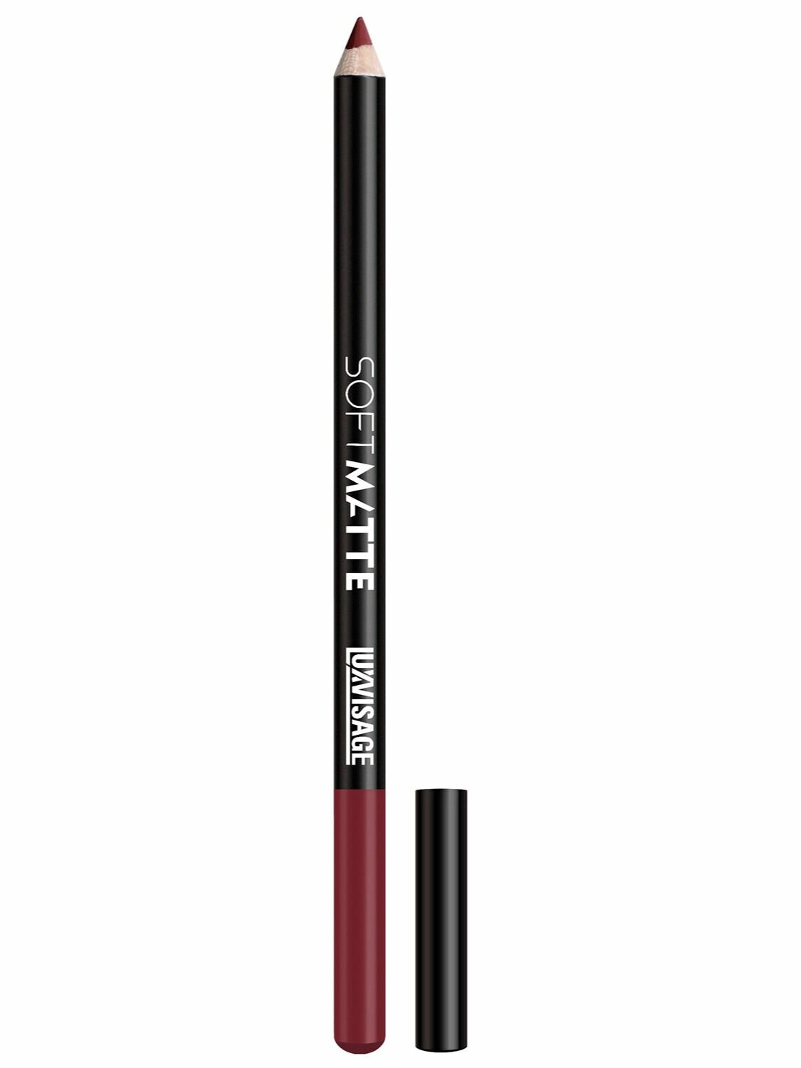 Карандаш для губ LUXVISAGE SOFT MATTE тон 616 Berry Red