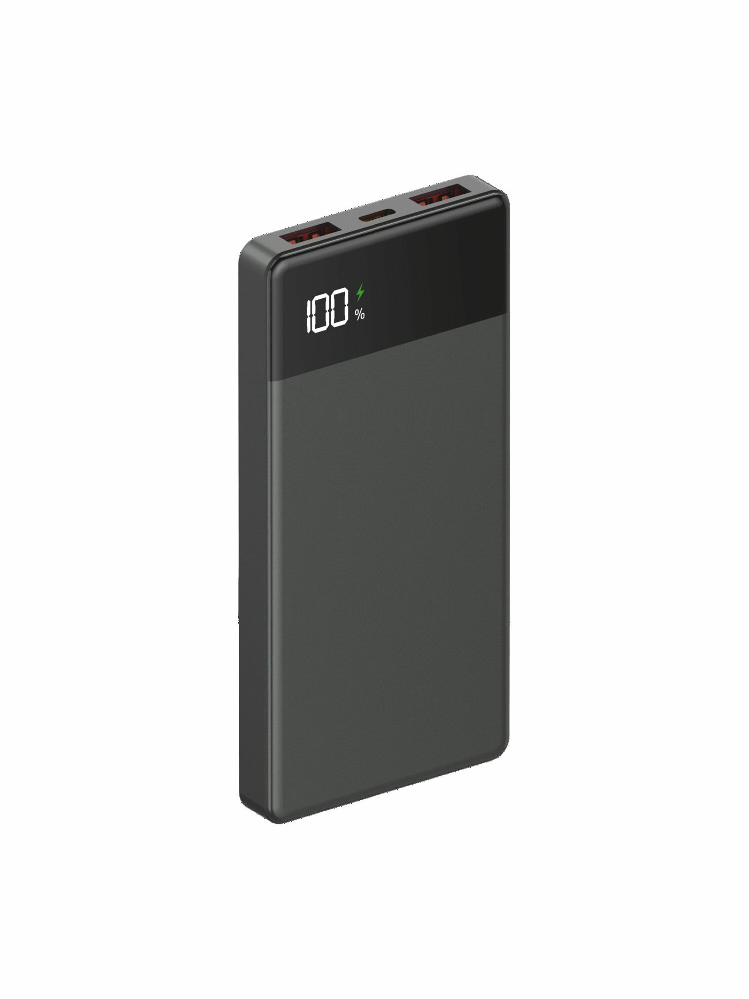 Внешний аккумулятор PRO VP-06, 10000 мА·ч, USB + Type-C, LED-дисплей, чёрный