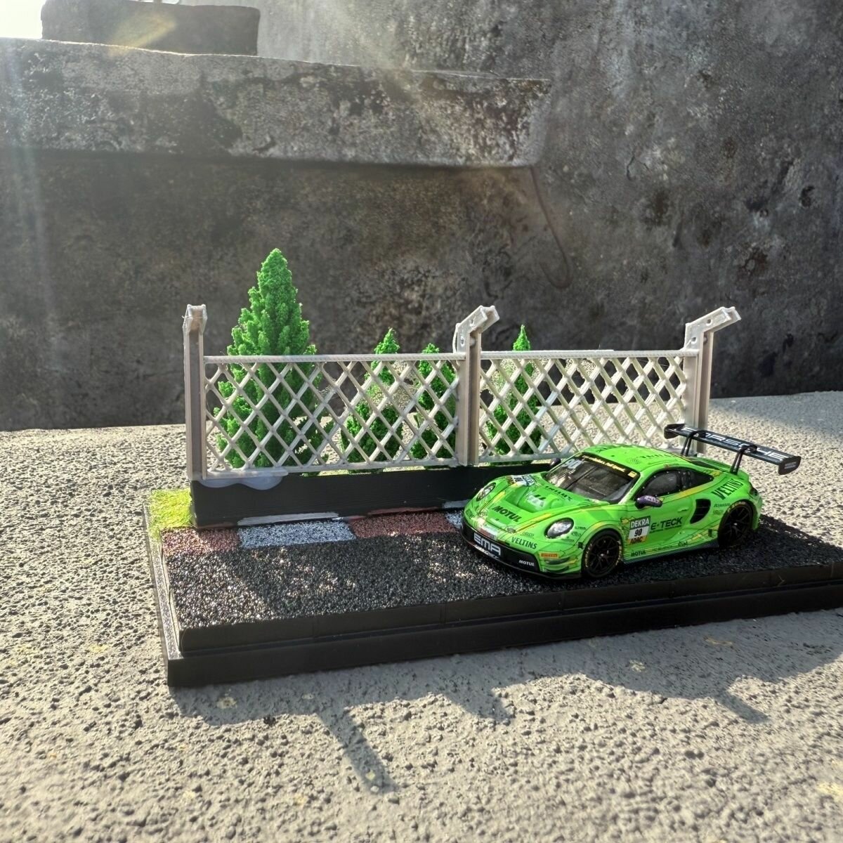 Car Bay Гараж для машинок 1:64. ручная работа (Без модели автомобиля). Игрушечный гараж для моделек. Подарок мальчику
