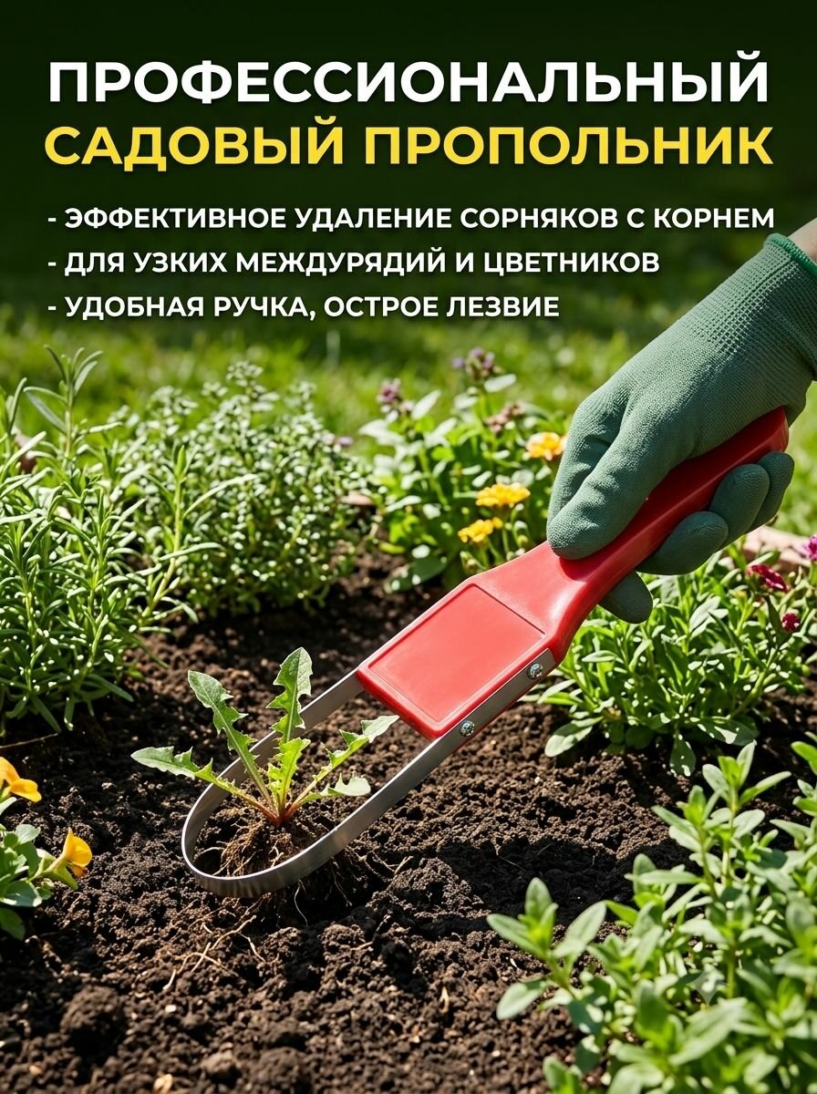 Рыхлитель , Плоские, Нержавеющая сталь для почвы садовый ручной