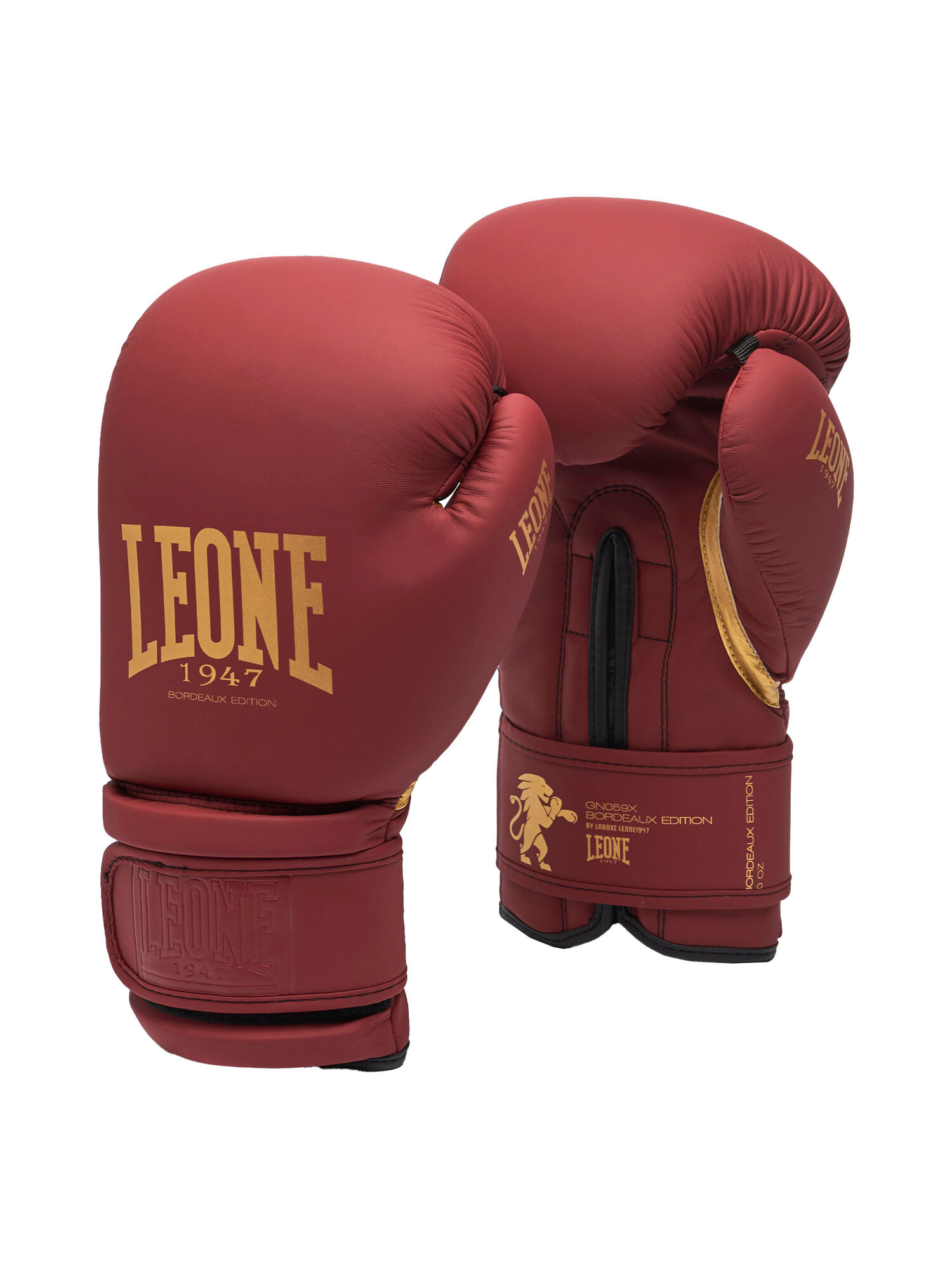 Боксерские перчатки "Leone 1947" GN059X, BORDEAUX, Ed, 14 унций