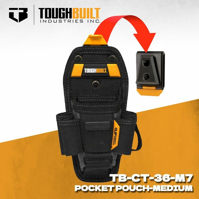 TOUGHBUILT TB-CT-36-M7-Средняя поясная сумка для инструментов механика средняя поясная сумка инструментальная сумка механика