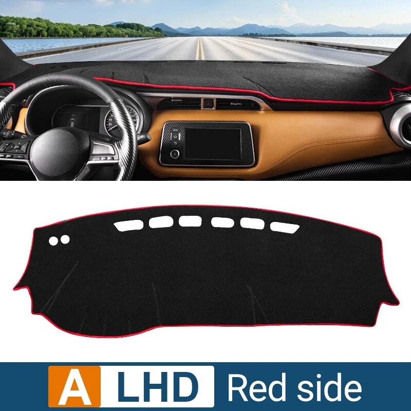 Накладка На Приборную Панель Nissan Kicks P15 2016-2023, Защита От УФ-излучения, A Red Side LHD