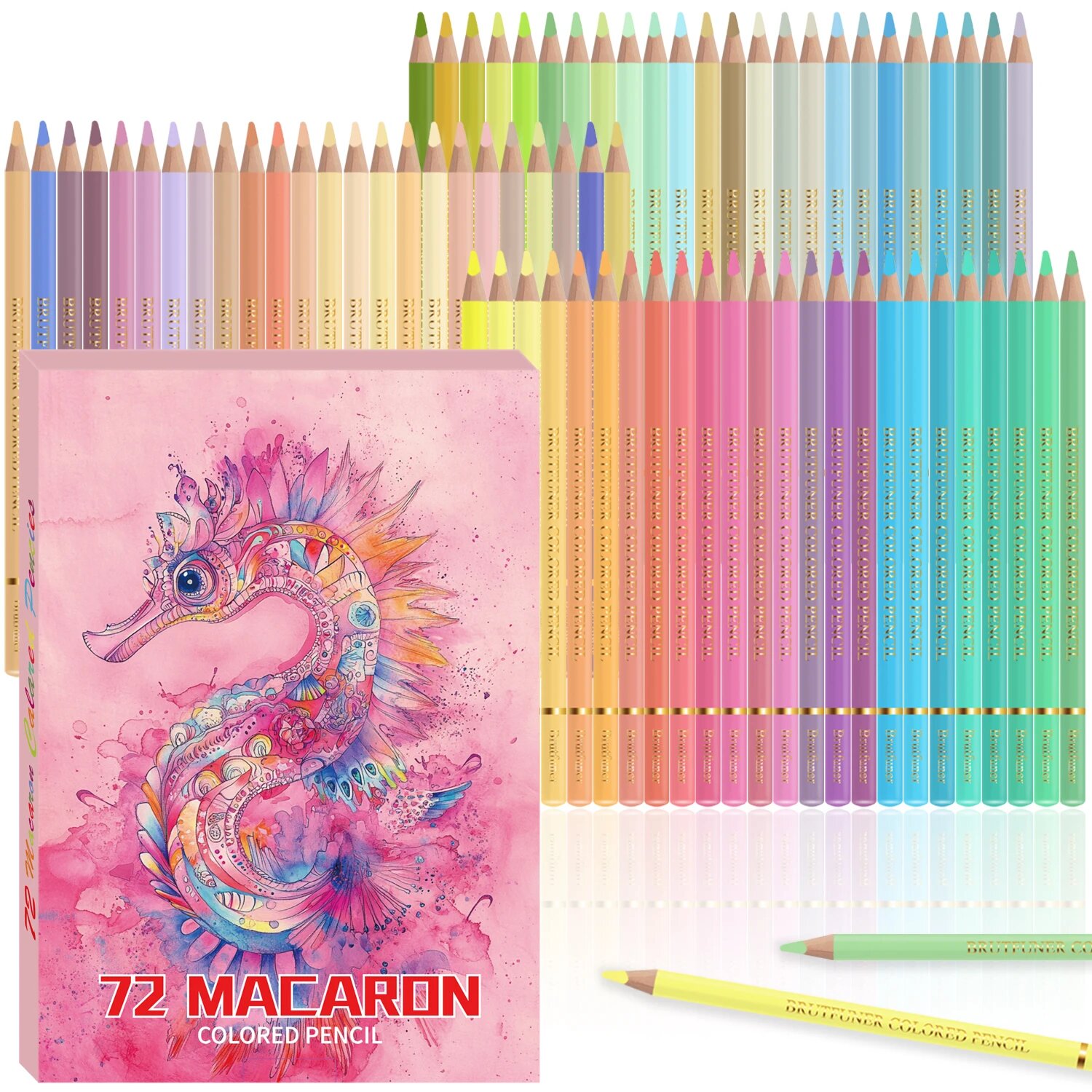 Цветные карандаши Macaron 72 цвета 72 macaron color