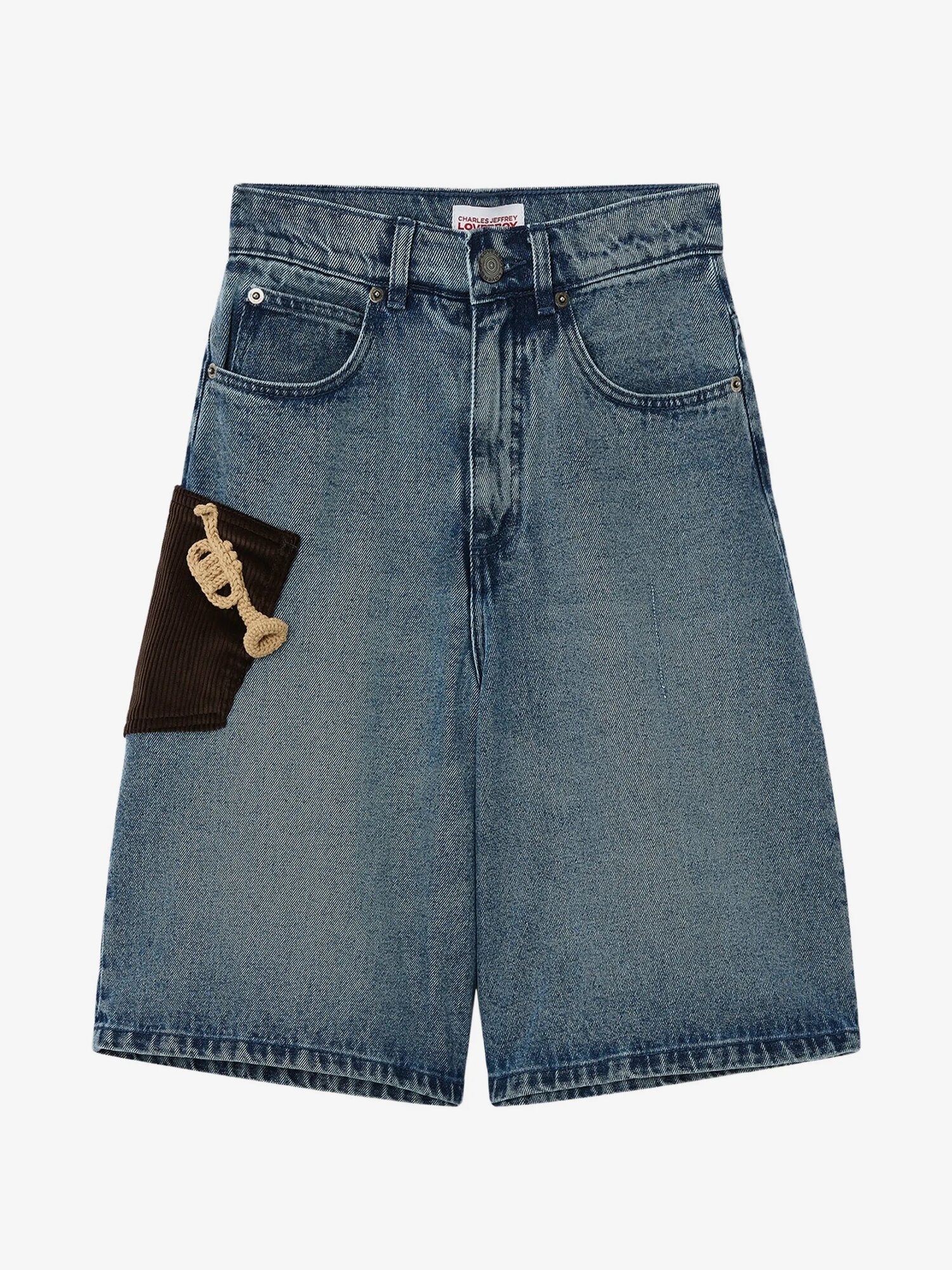 Шорты Trumpet-patch corduroy-pocket shorts