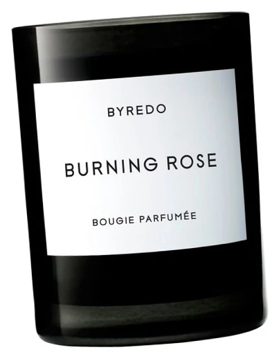 Ароматическая свеча Byredo Burning Rose для женщин 240 гр - Бурнинг Роуз