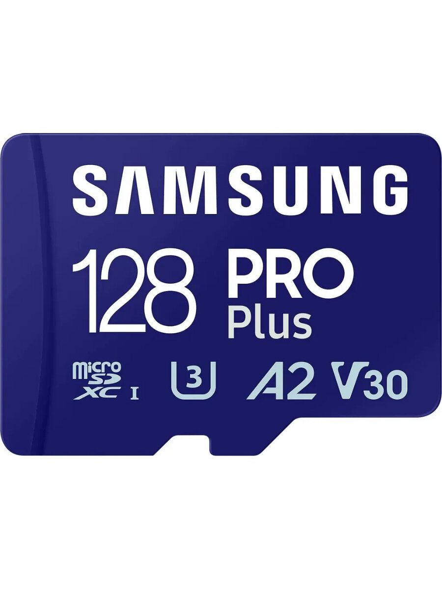 Карта памяти Samsung PRO Plus 128GB Micro SDXC, 180 МБ/с, Class 10