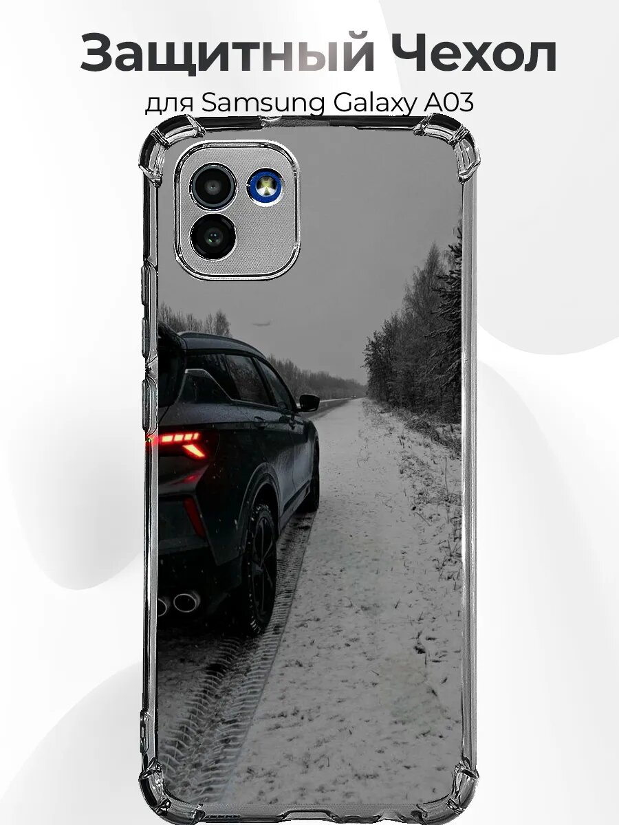 Samsung A03 Geely Monjaro чёрный Snow