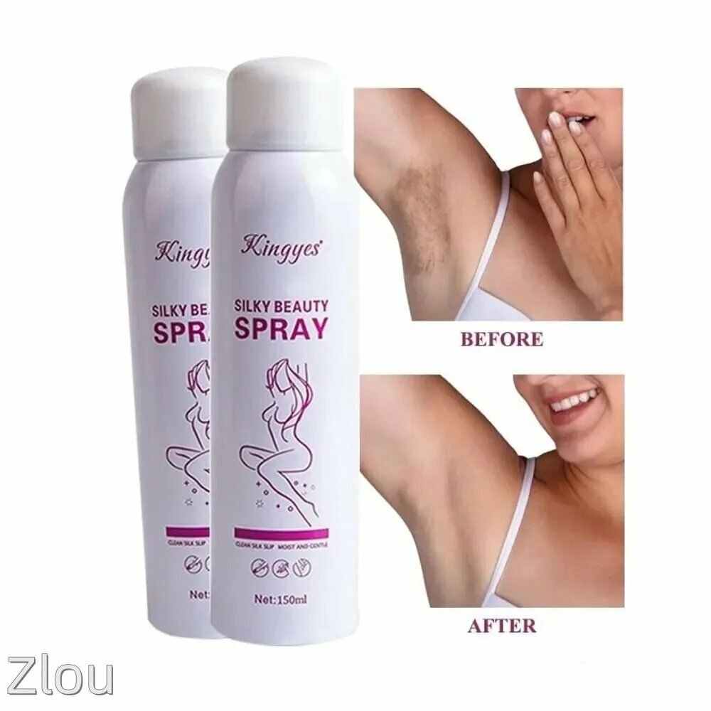 Kingyes Silky Beauty spray 2шт. спрей для депиляции волос