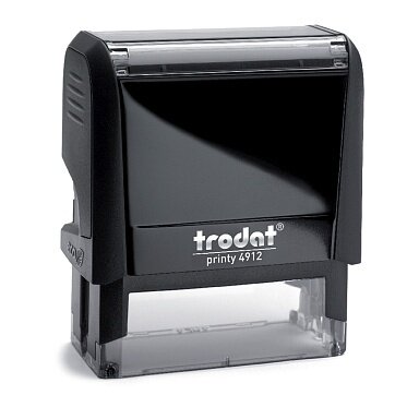Trodat 4912 Printy 4.0 автоматическая оснастка для штампа 47х18 мм (черная)