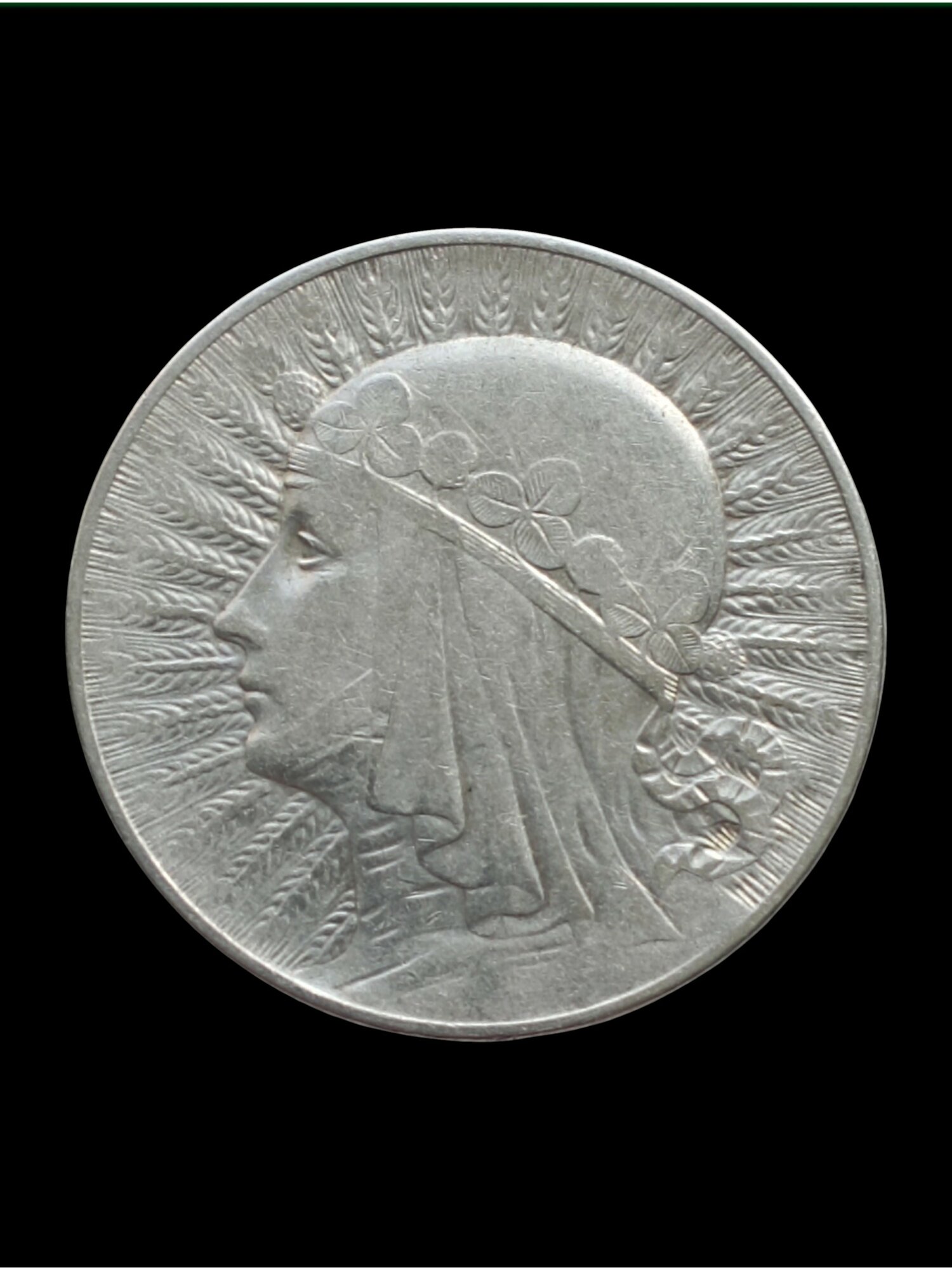 Польша, 5 злотых 1933 г. Голова Полонии