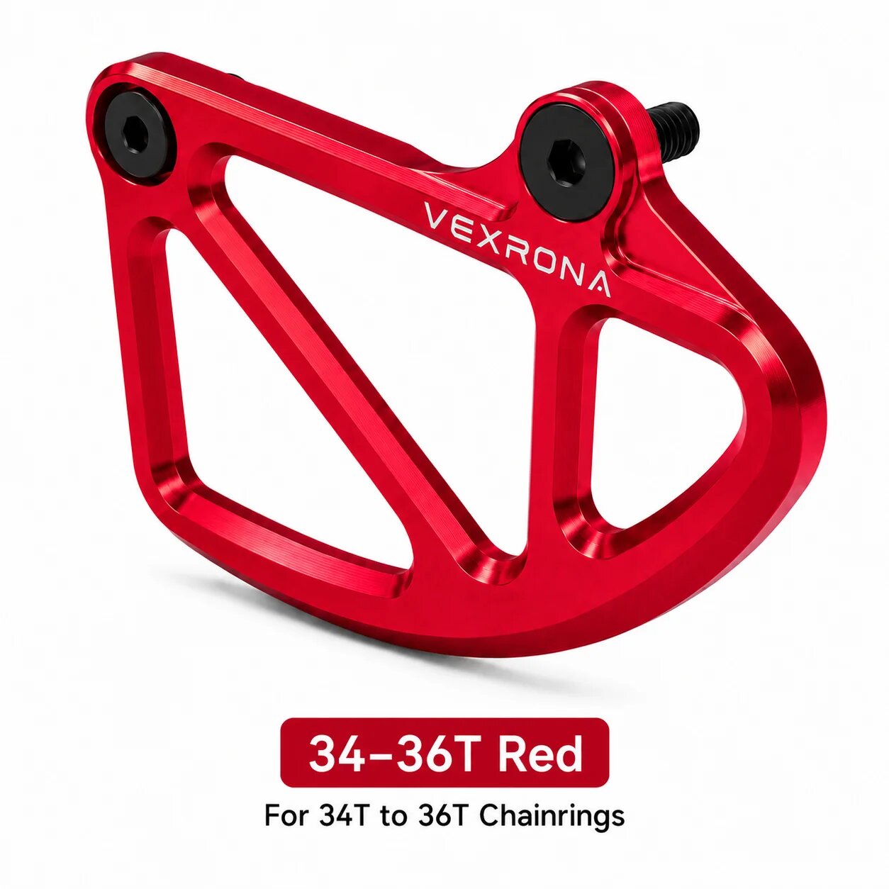 Защита цепи VEXRONA ISCG-05 из алюминия для велосипедов MTB Красный, 34-36T Red