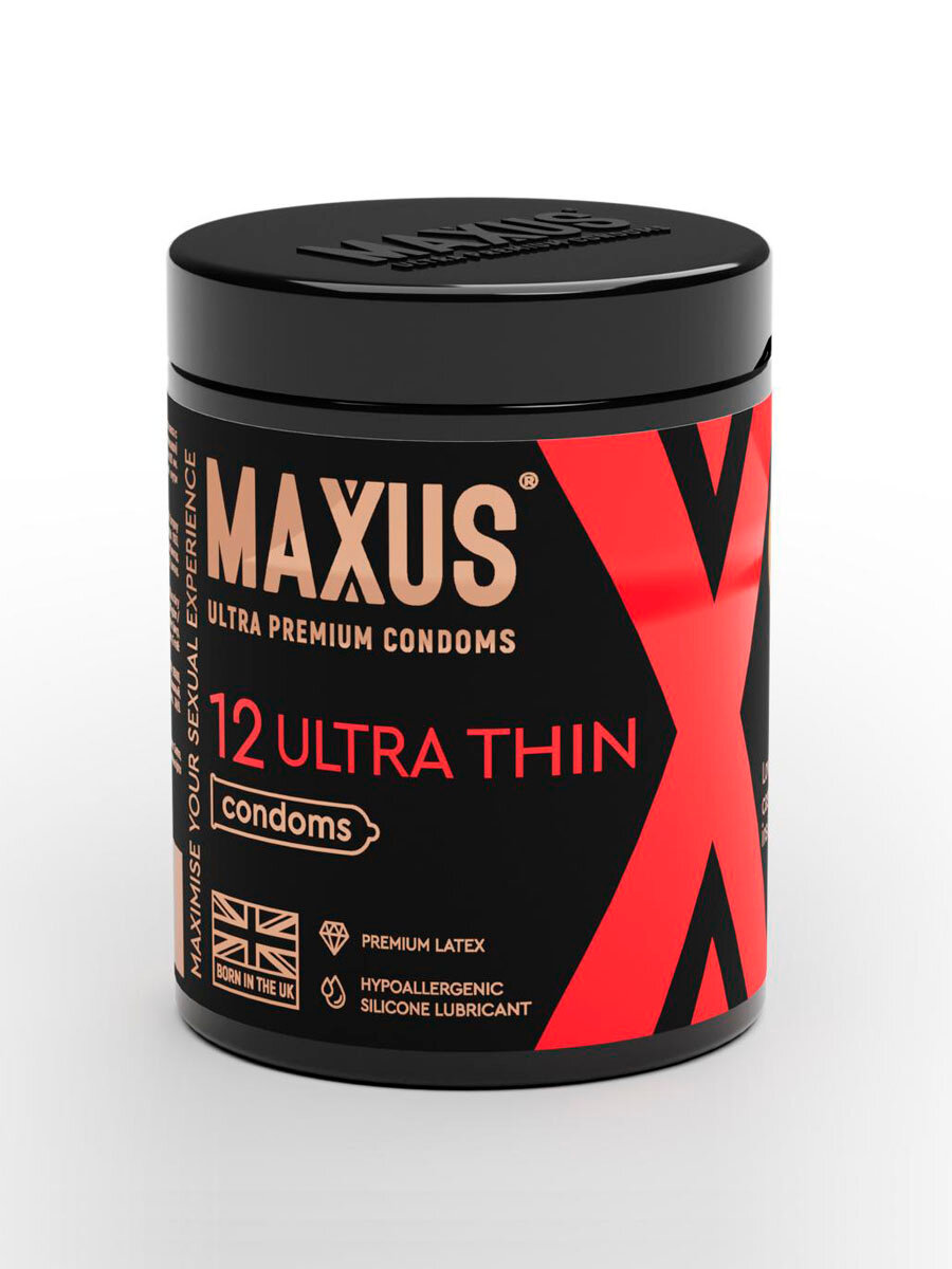 MAXUS Ultra Thin Ультратонкие презервативы 12 шт