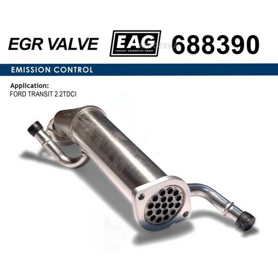 Радиатор FORD TRANSIT охлаждения EGR EAG 688390