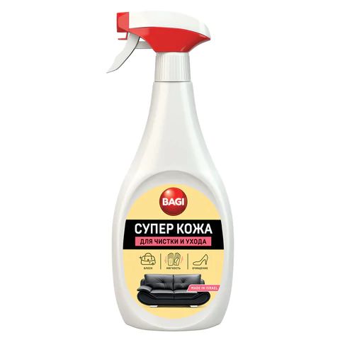 Средство для очистки BAGI супер кожа, уход за кожаными изделиями, распылитель (H-208498-N-4027/1)