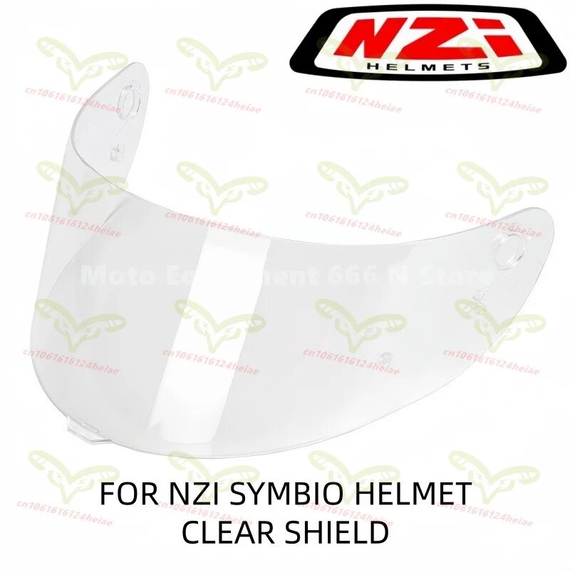 Линза для шлема NZI SYMBIO, ветрозащитный экран для полнолицевого шлема NZI SYMBIO, clear lens