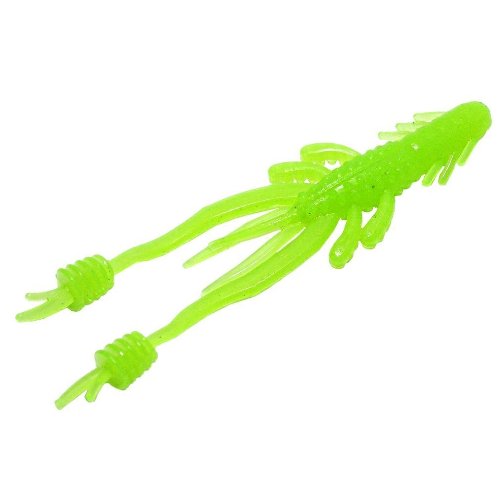 Силиконовая приманка YUMMY Shrimpy 3" 76mm цвет #10 Кислота