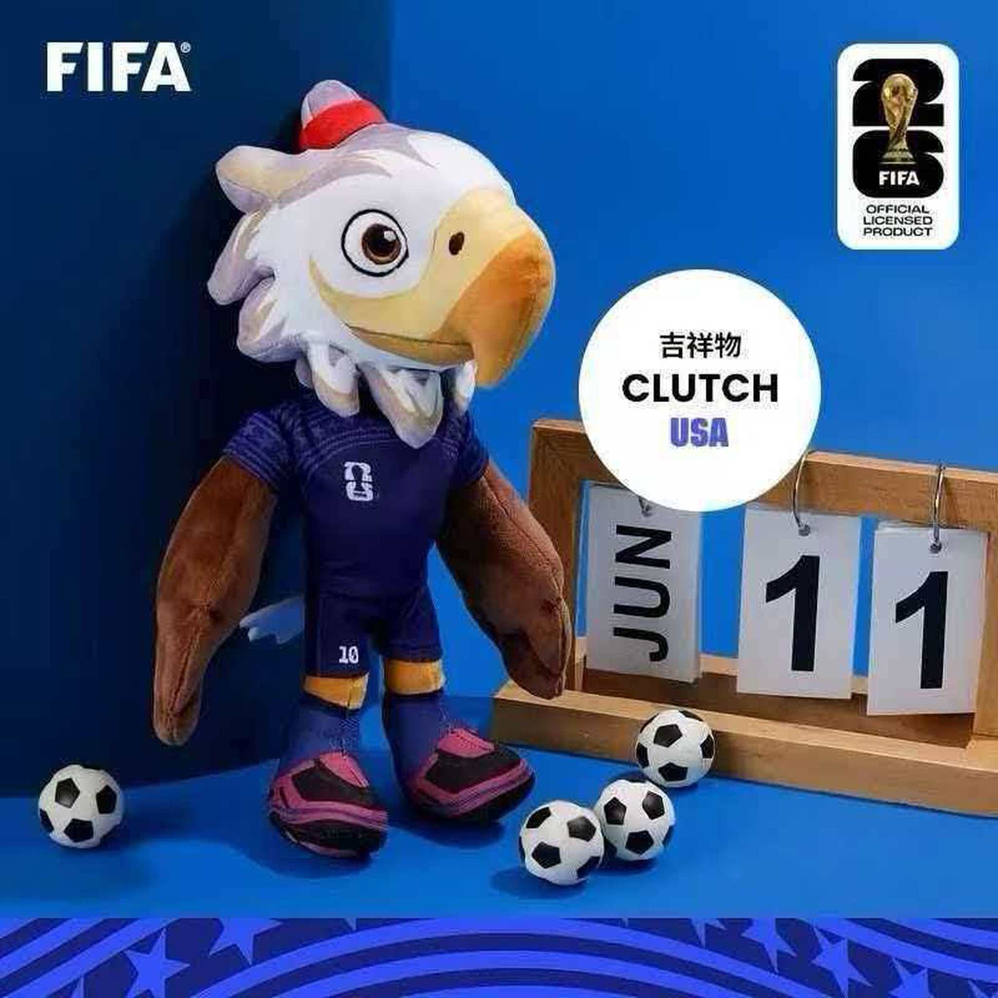 Плюшевая игрушка к Чемпионату мира США-Канада-Мексика, сувениры к Чемпионату Геркулеса, брелок-подвеска, кукла.