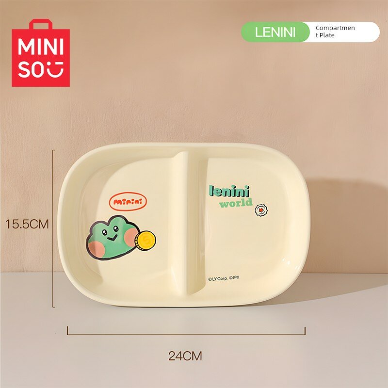 Миска Miniso премиум-класса с ручкой, керамическая миска для выпечки, посуда для студентов общежитий, для фруктовых