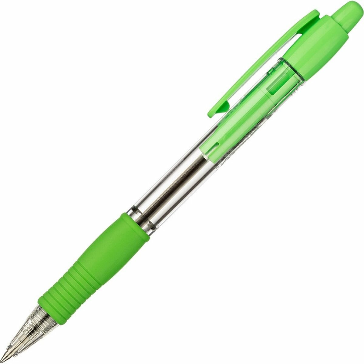 Ручка шариковая автоматическая Pilot Super Grip (0.32мм, синяя, масляная основа, корпус салатовый) (BPGP-10R-F), 144шт.