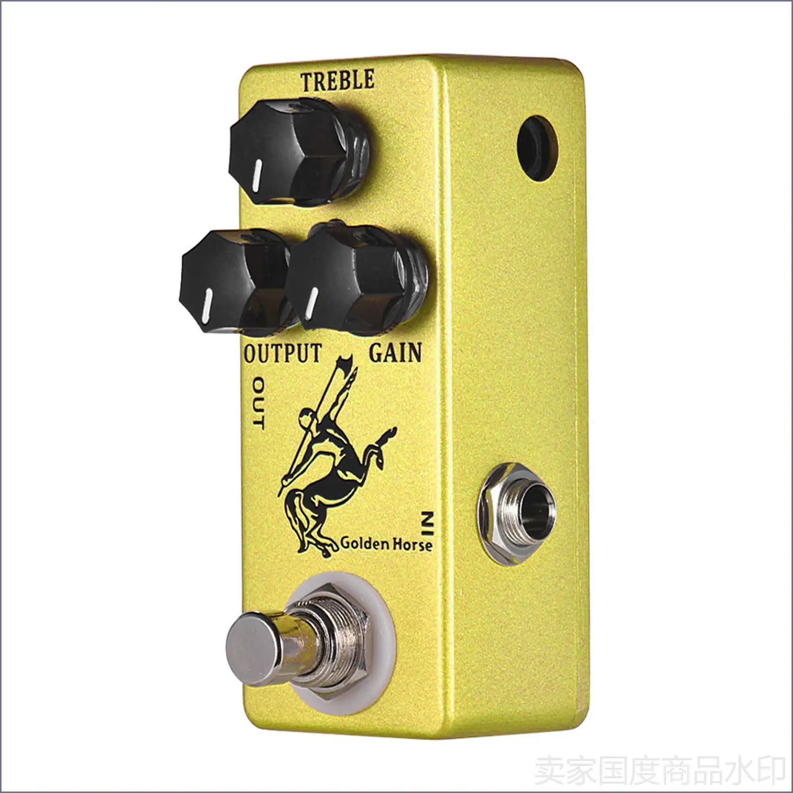 Педаль эффекта овердрайва Golden Horse Guitar Overdrive Full Metal Shell True