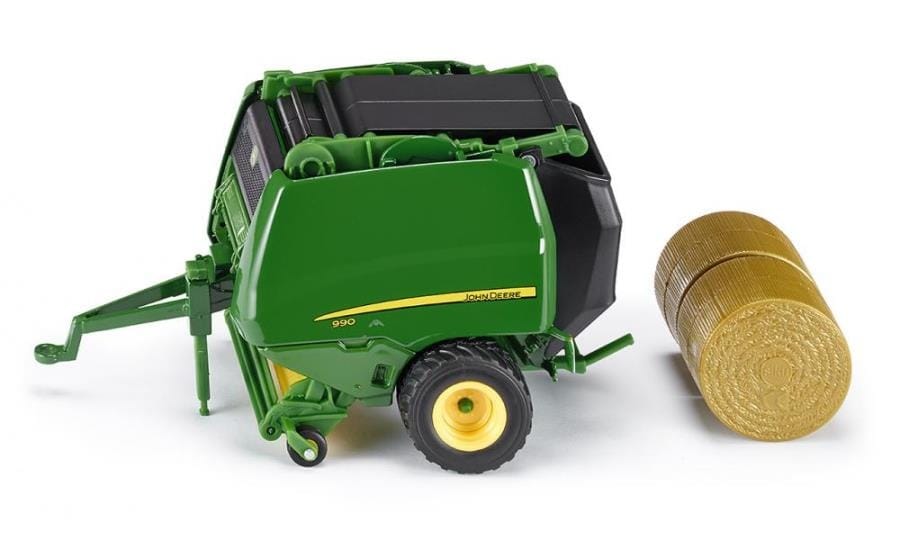 Игрушечная машинка Siku John Deere пресс-подборщик 2465, зеленый