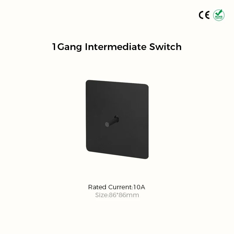 1Gang Intermediate Switch, Rated Current: 10A