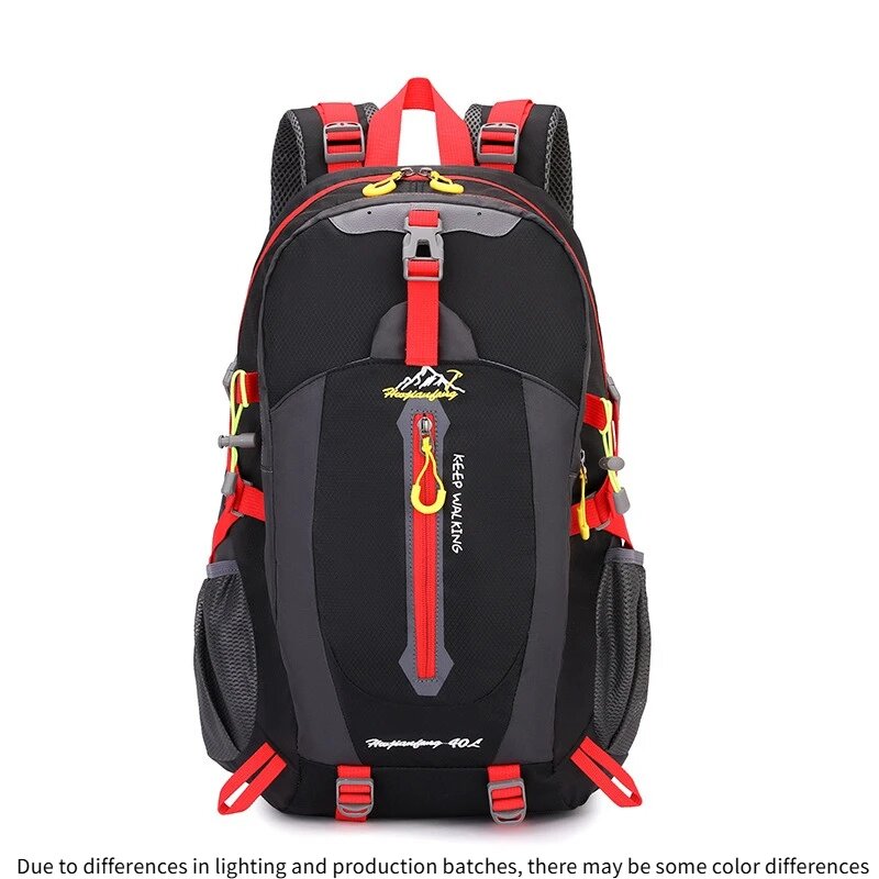 Рюкзак нейлоновый водонепроницаемый 40 л blackred-1pcs