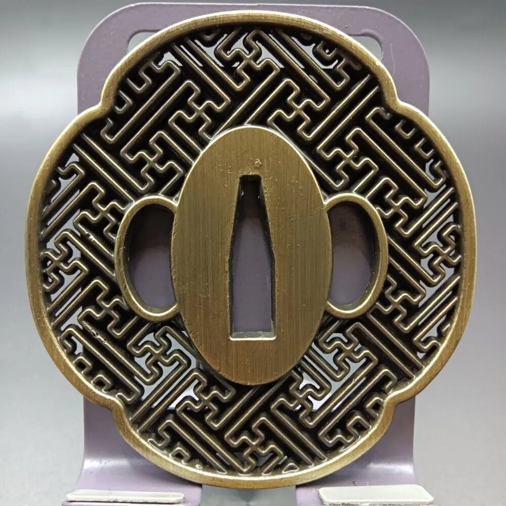 Tsuba Цуба из сплава, гарда для японской самурайской катаны
