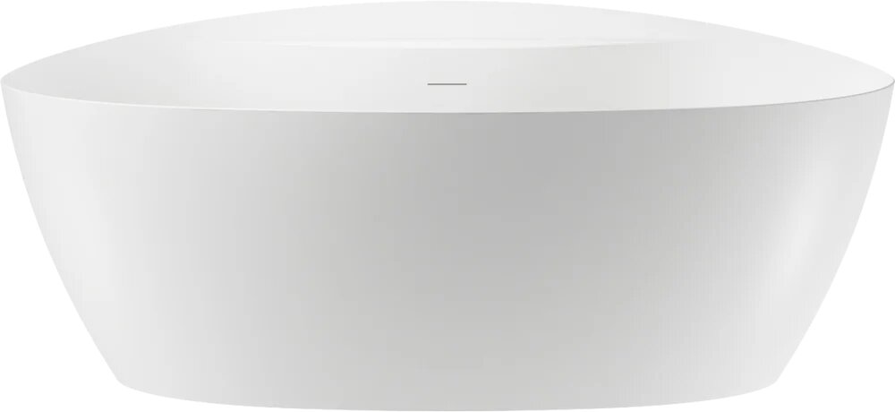 Акриловая ванна Wellsee Laster 175x85, на ножках, отдельностоящая, белая, глянцевая, со сливом-переливом, овальная