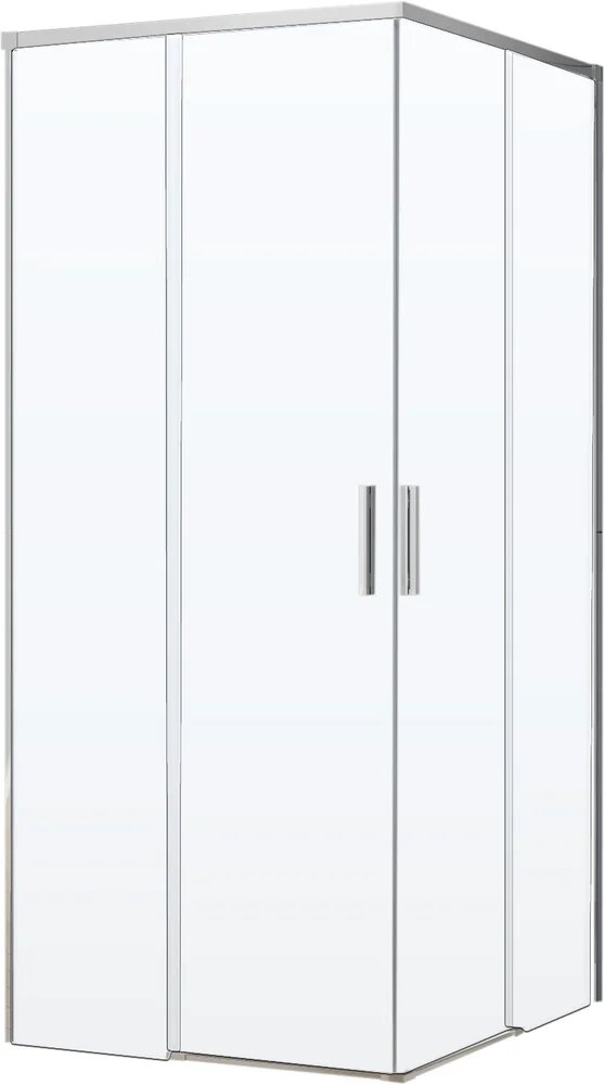 Душевой уголок Vincea Soft 2 VSS-3SO2800CL без поддона, стеклянный, 80x80, квадратный, раздвижной, итальянский