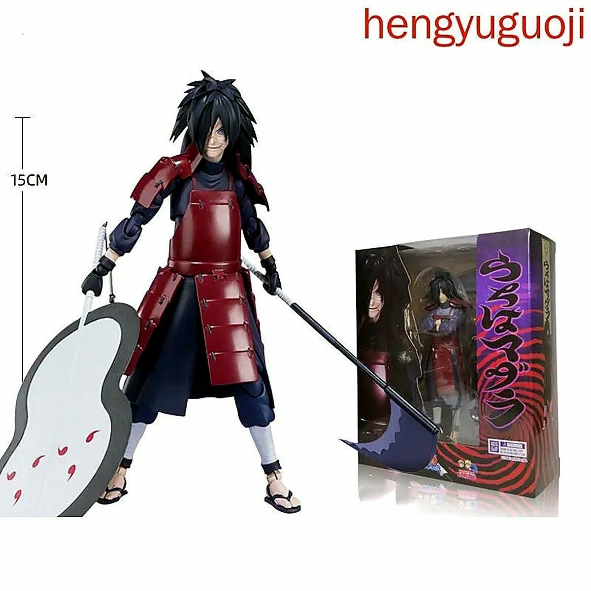 Наруто/Uchiha Madara, подвижные фигурки, 15 см, тип Фигурка, 20x10x10 см