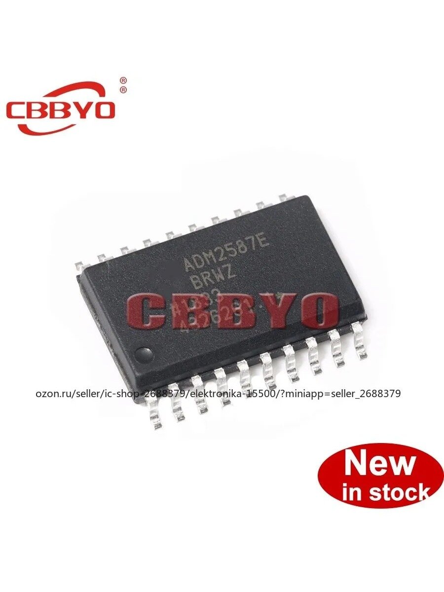 5шт/упак новый ADM2587EBRWZ ADM2587E BRWZ sop-20, Размеры, мм 1*1*1