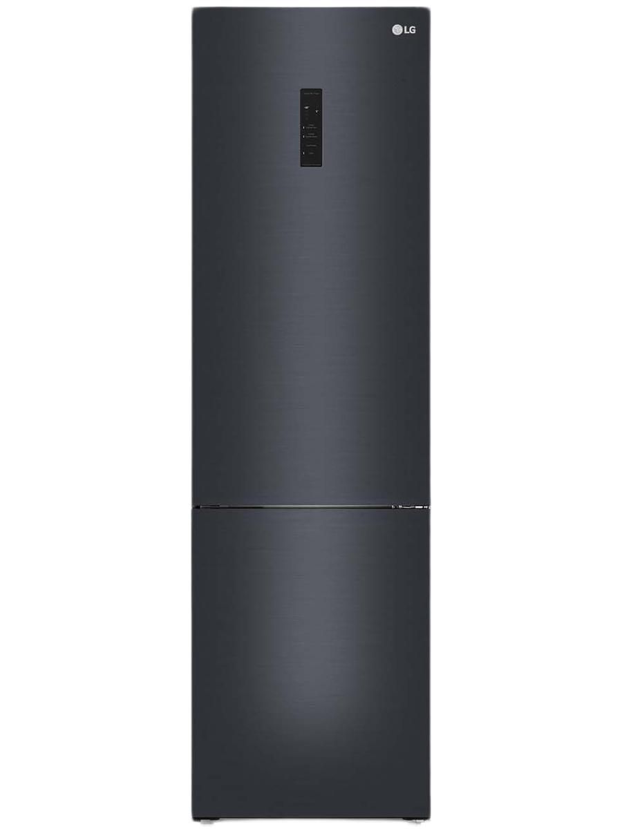Холодильник с морозильником LG GA-B509CBTL черный (384 л, внешнее покрытие-металл)