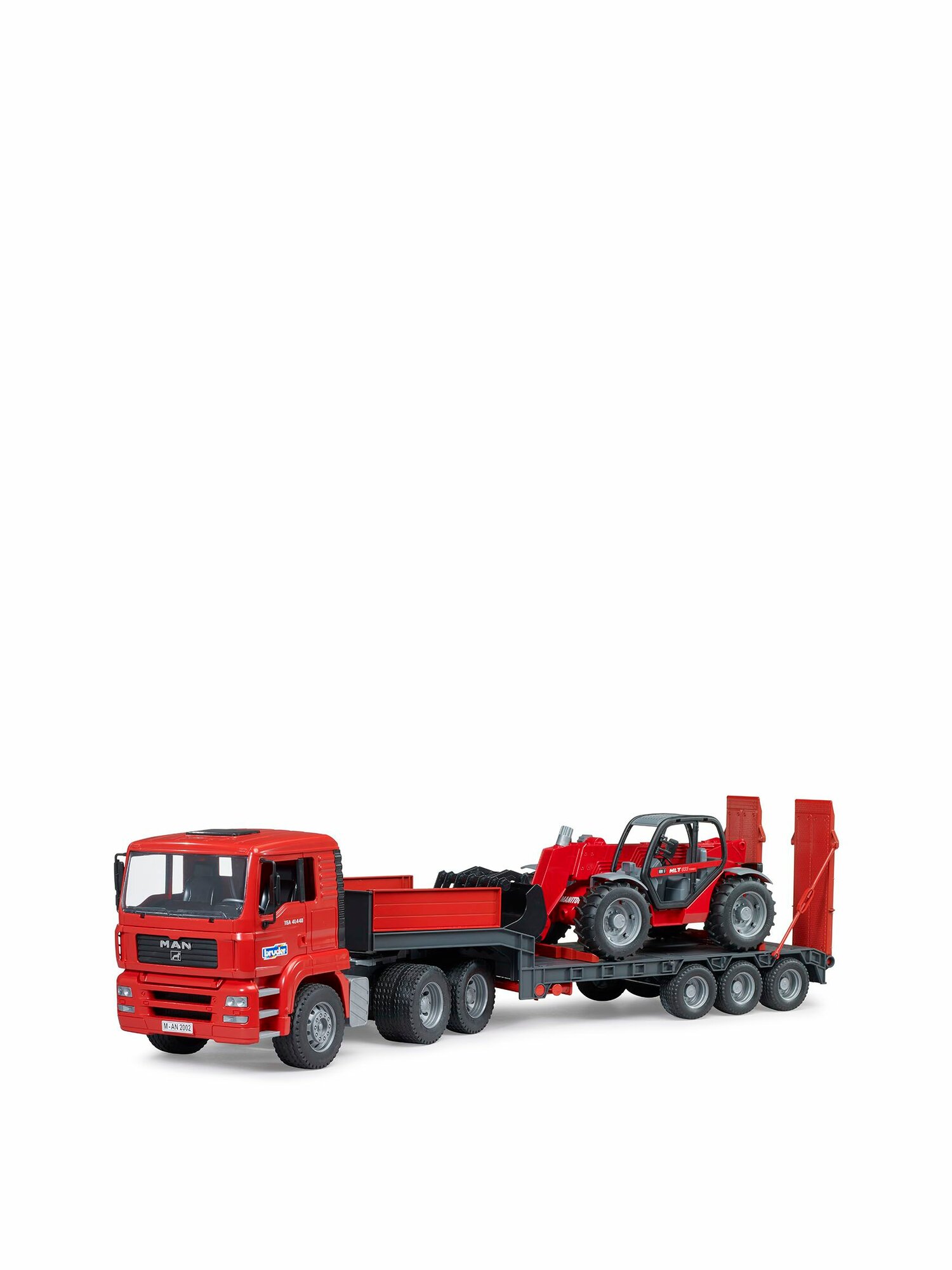 Машинка Bruder Грузовик MAN с погрузчиком Manitou, Брудер, 02-774